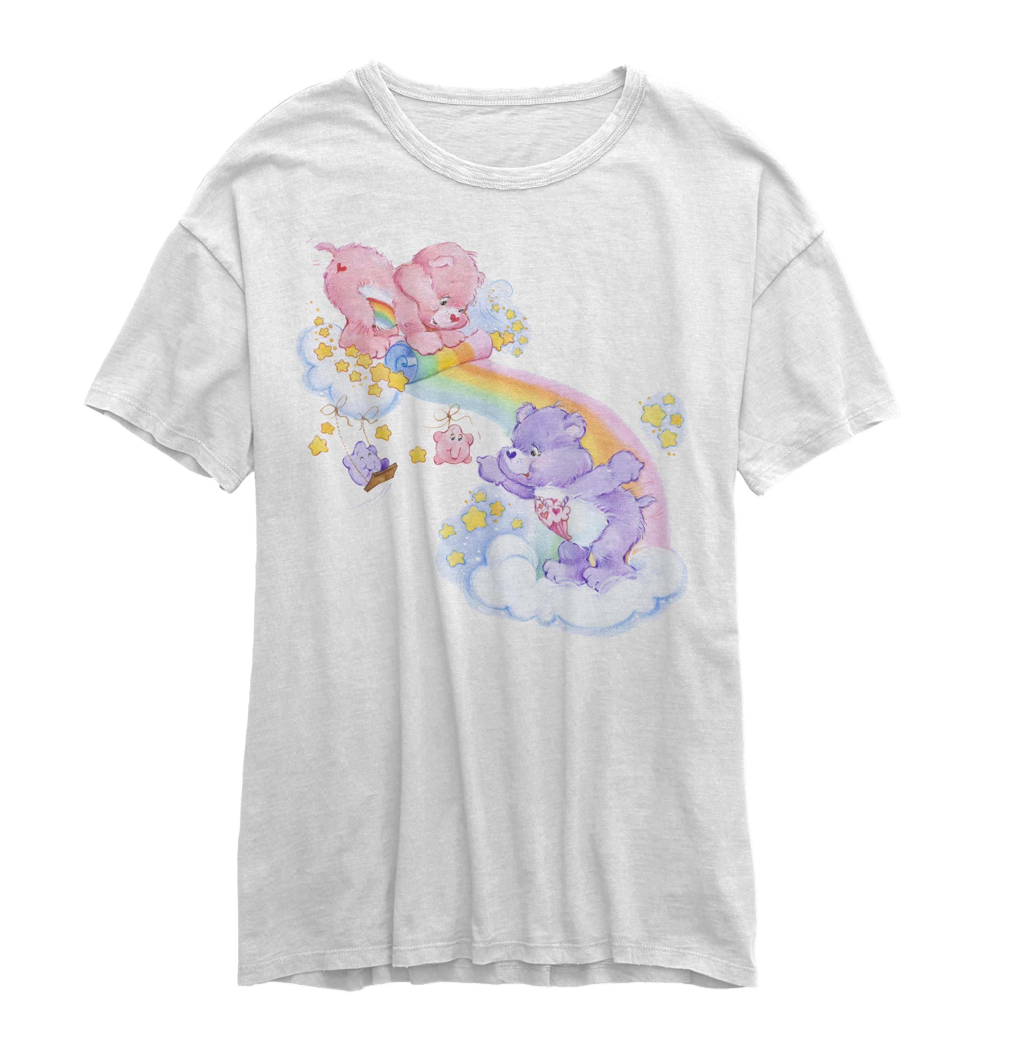 Isaac Morris Limited Care Bears Rainbow Rollout Mens and Womens Short ...