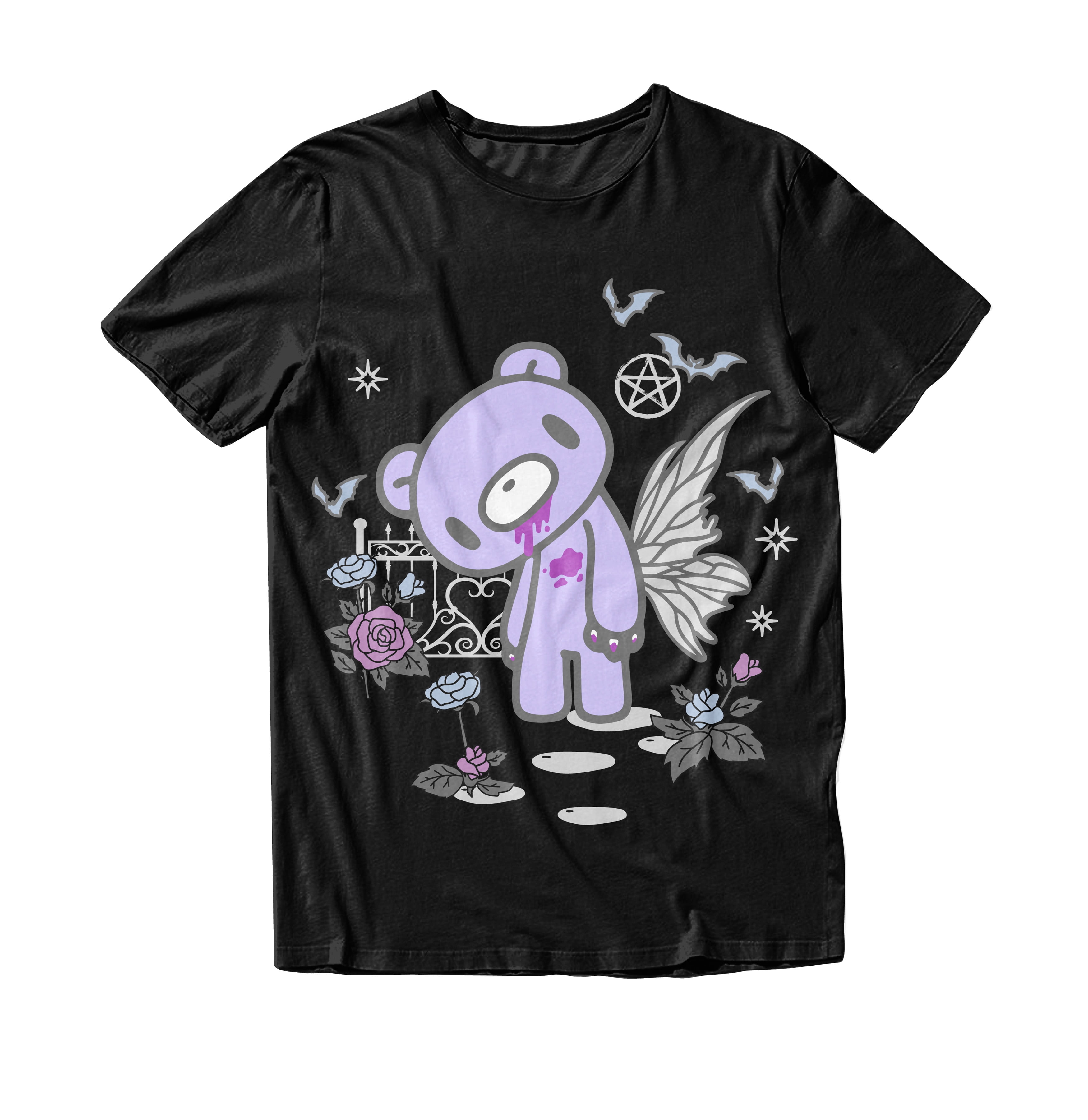Isaac Morris Limited Gloomy Bear Night Garden Mens and Womens Short ...