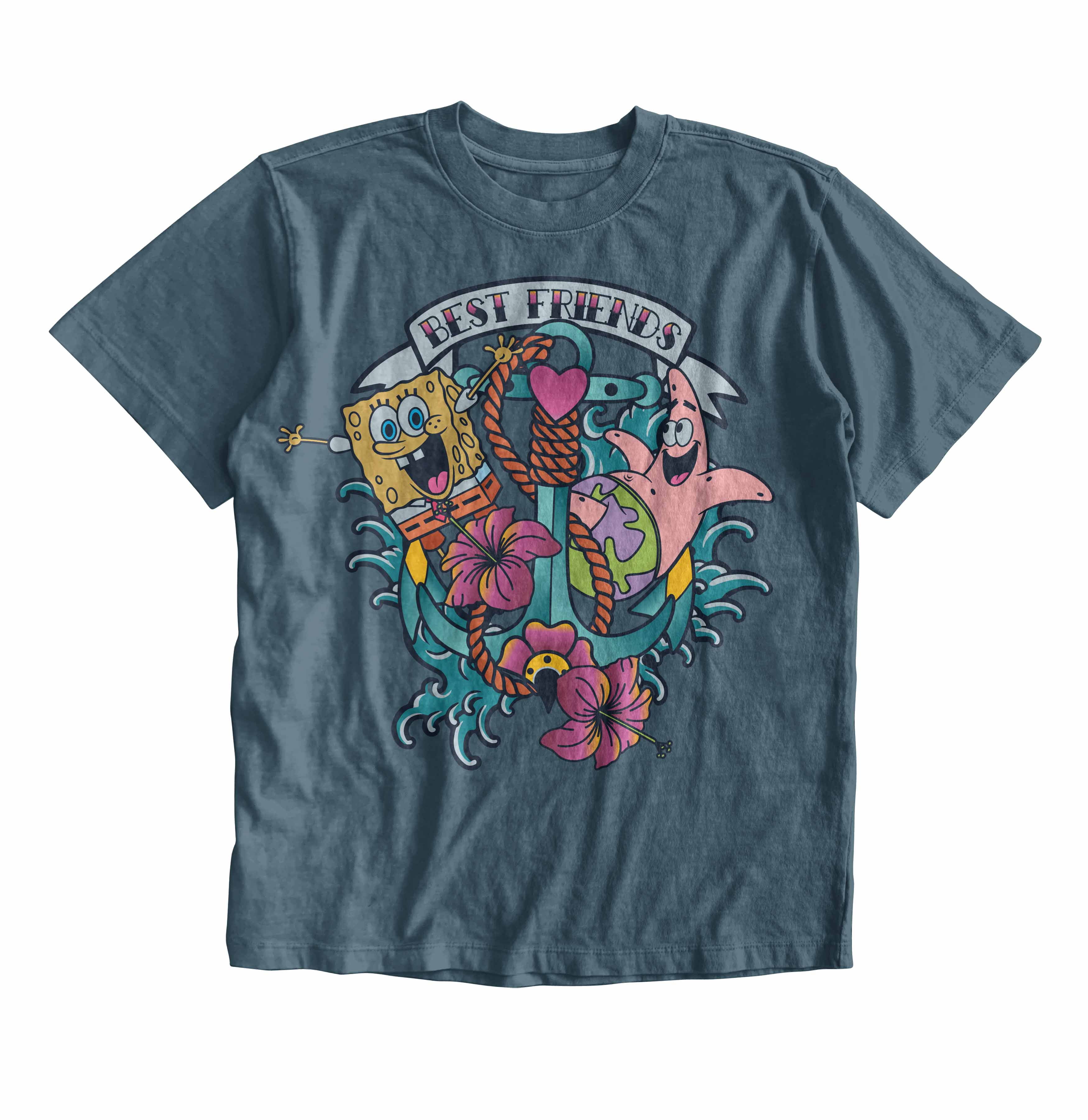 Isaac Morris Limited Spongebob Squarepants Best Friends Tat Mens and ...