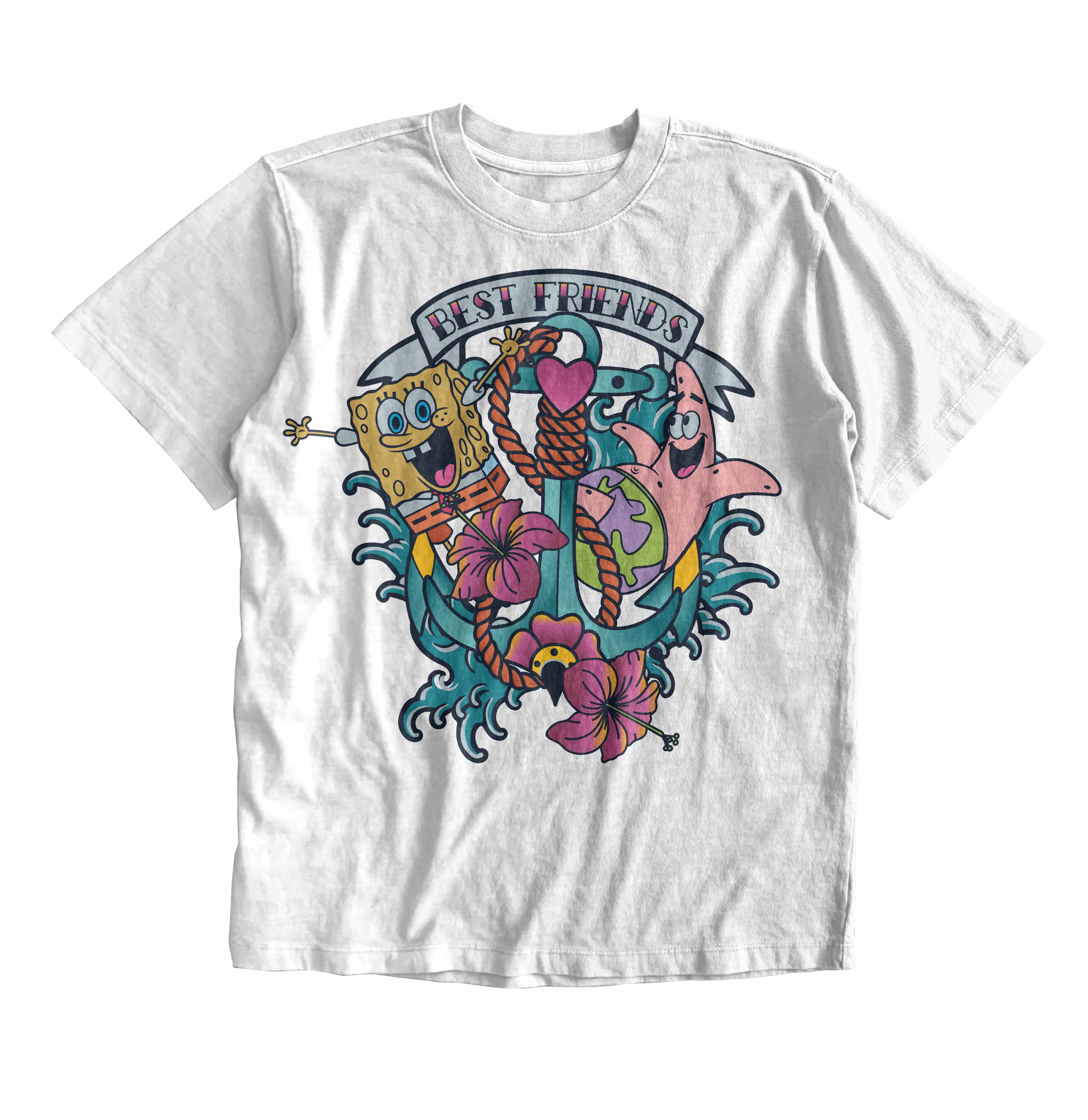 Isaac Morris Limited Spongebob Squarepants Best Friends Tat Mens and ...