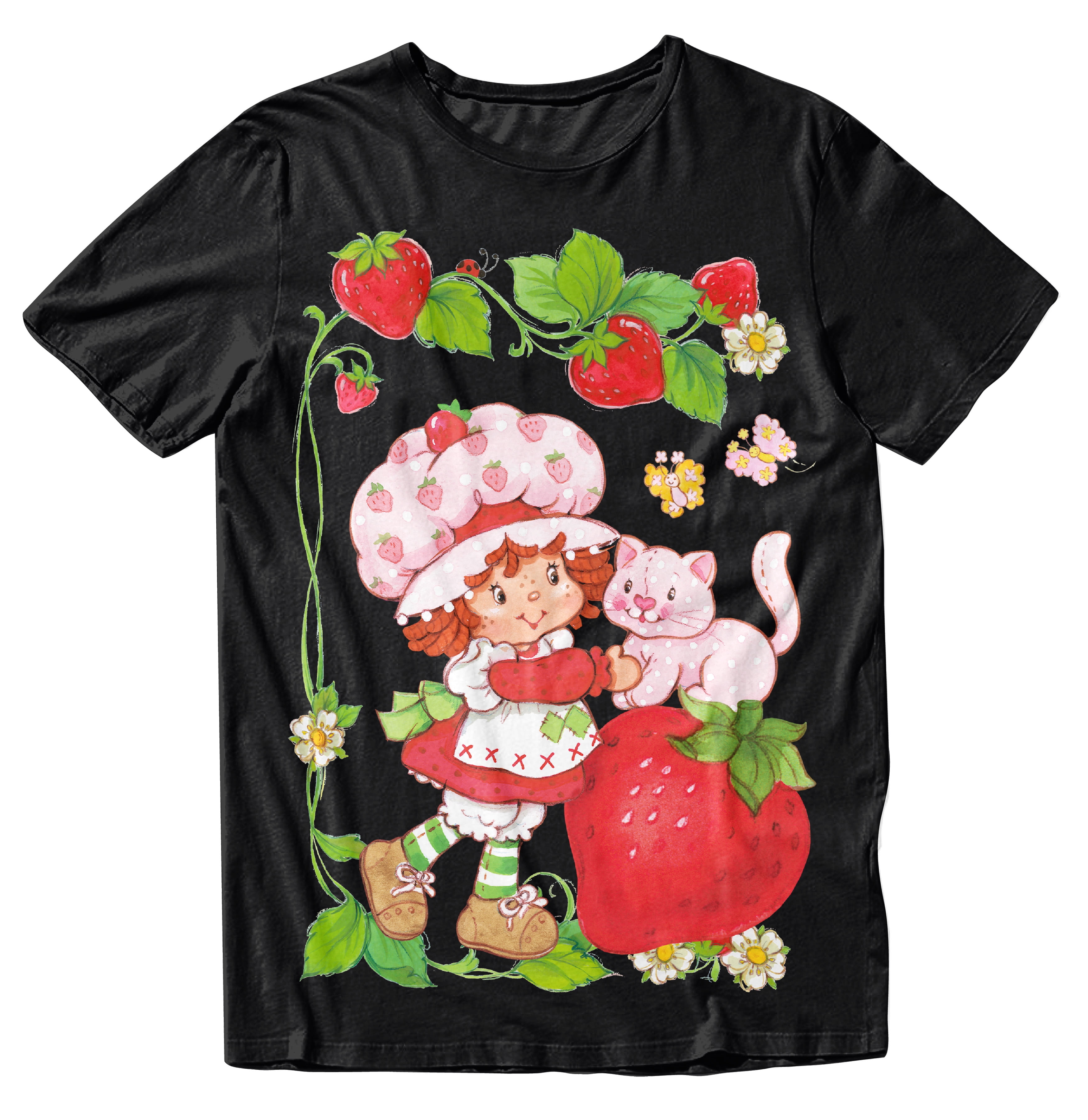 Isaac Morris Limited Strawberry Shortcake Mens and Womens Short Sleeve ...