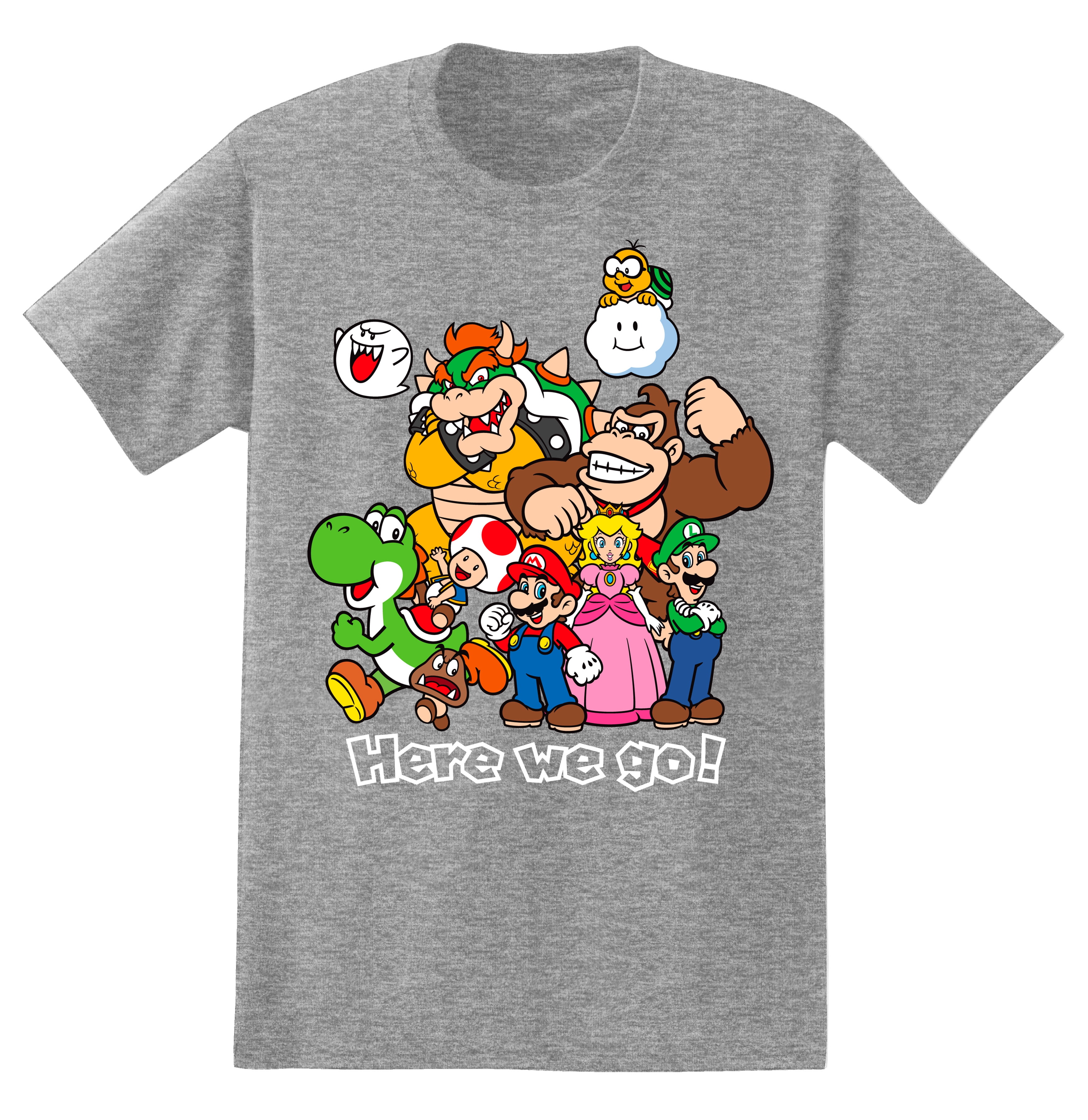 Isaac Morris Limited Super Mario Mega Group Mens and Womens Short ...