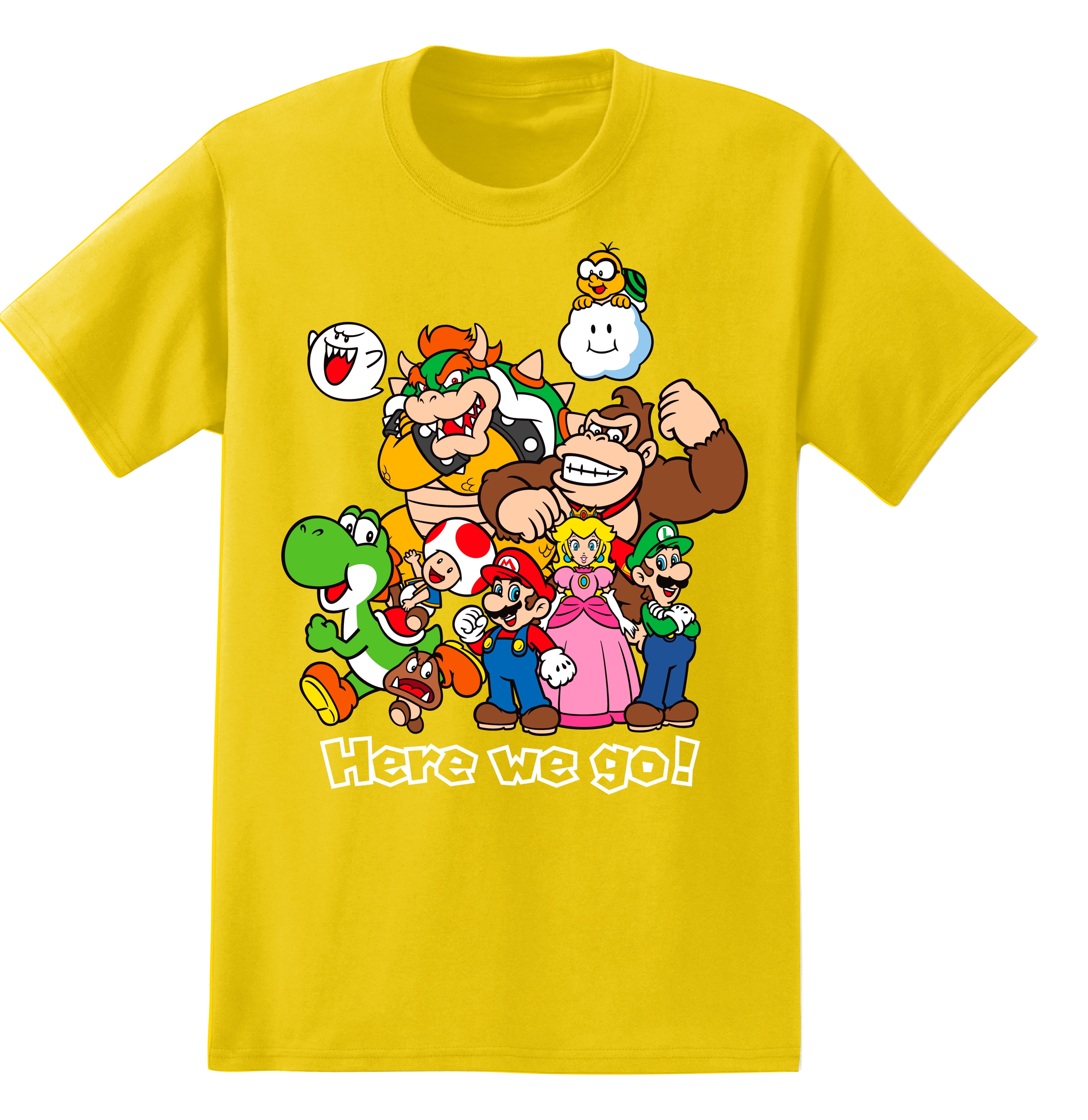 Isaac Morris Limited Super Mario Mega Group Mens and Womens Short ...