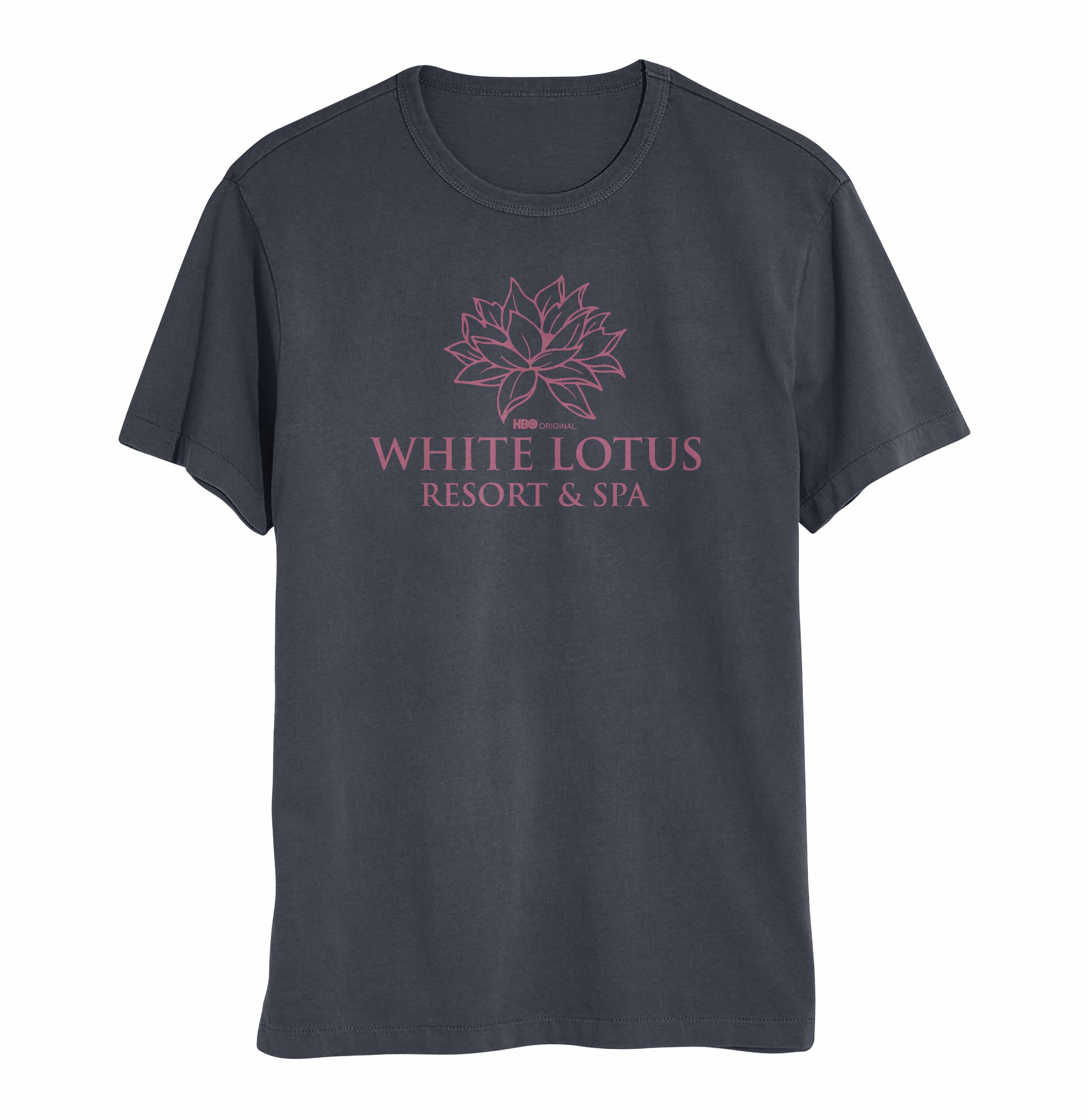 Isaac Morris Limited White Lotus Logo Mens and Womens Short Sleeve T ...