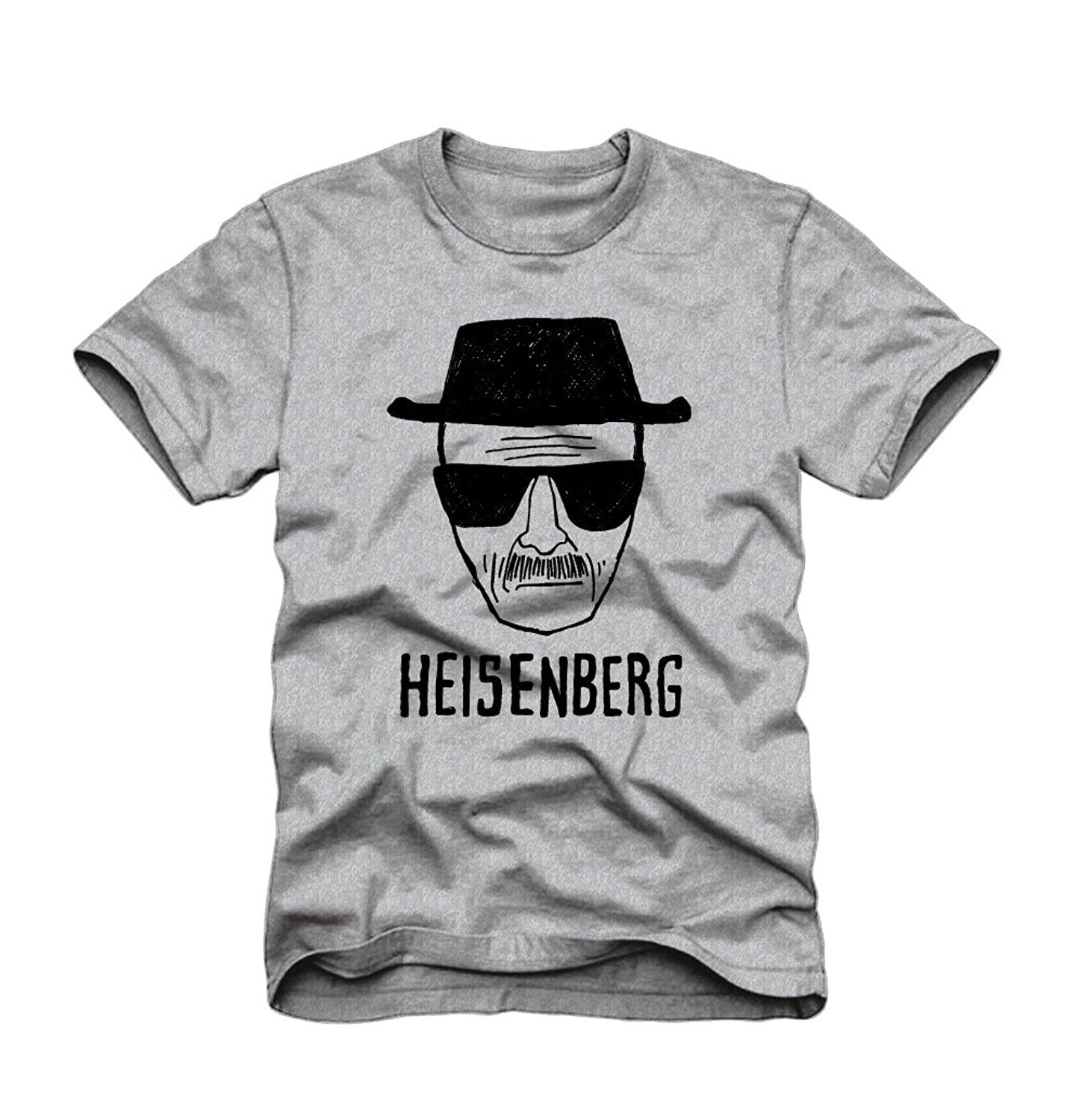 Isaac Morris by Isaac Morris Heisenberg Face Adult Men's Gray Graphic T ...