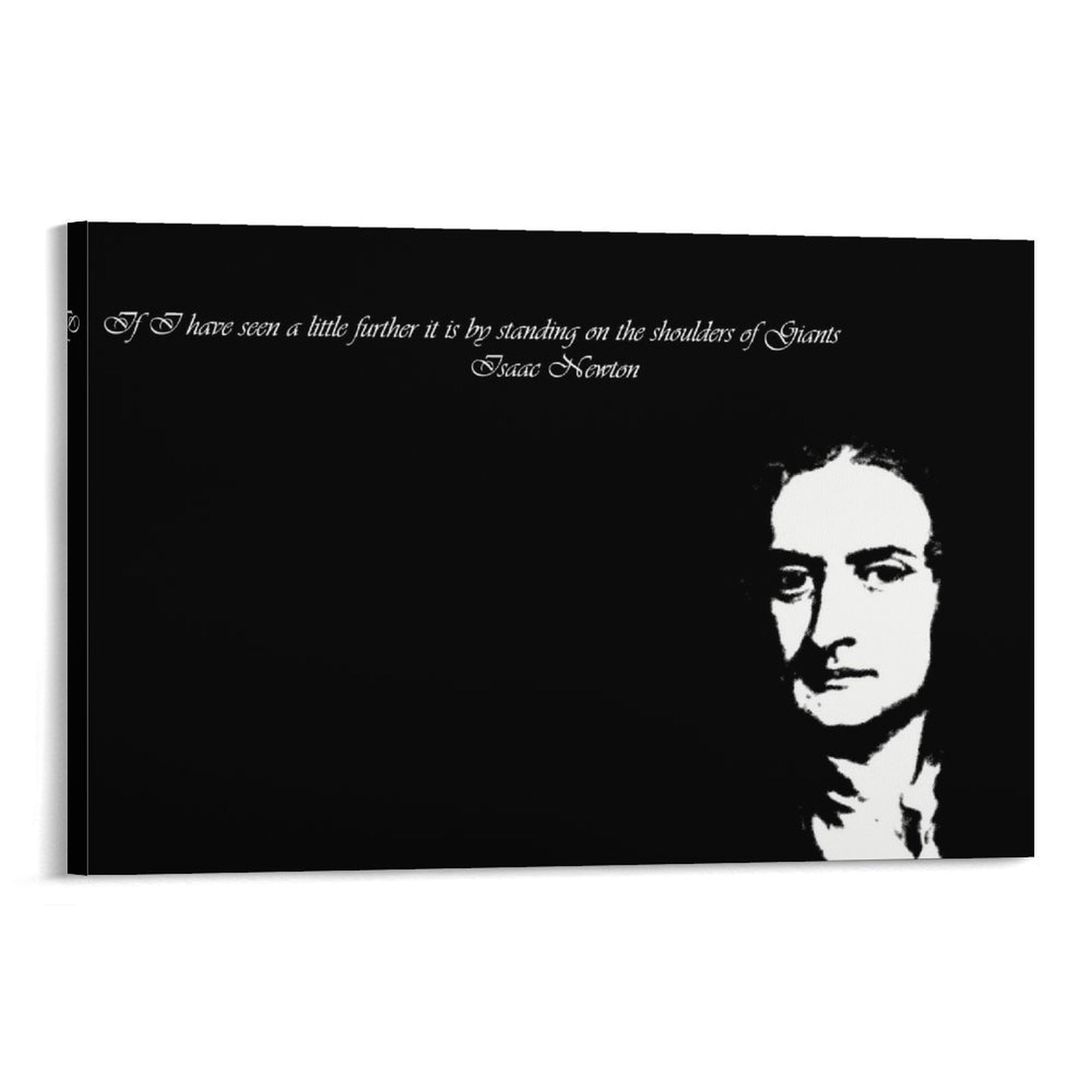 Isaac Newton Motivational Poster Quote Inspirational Poster Wall Art ...