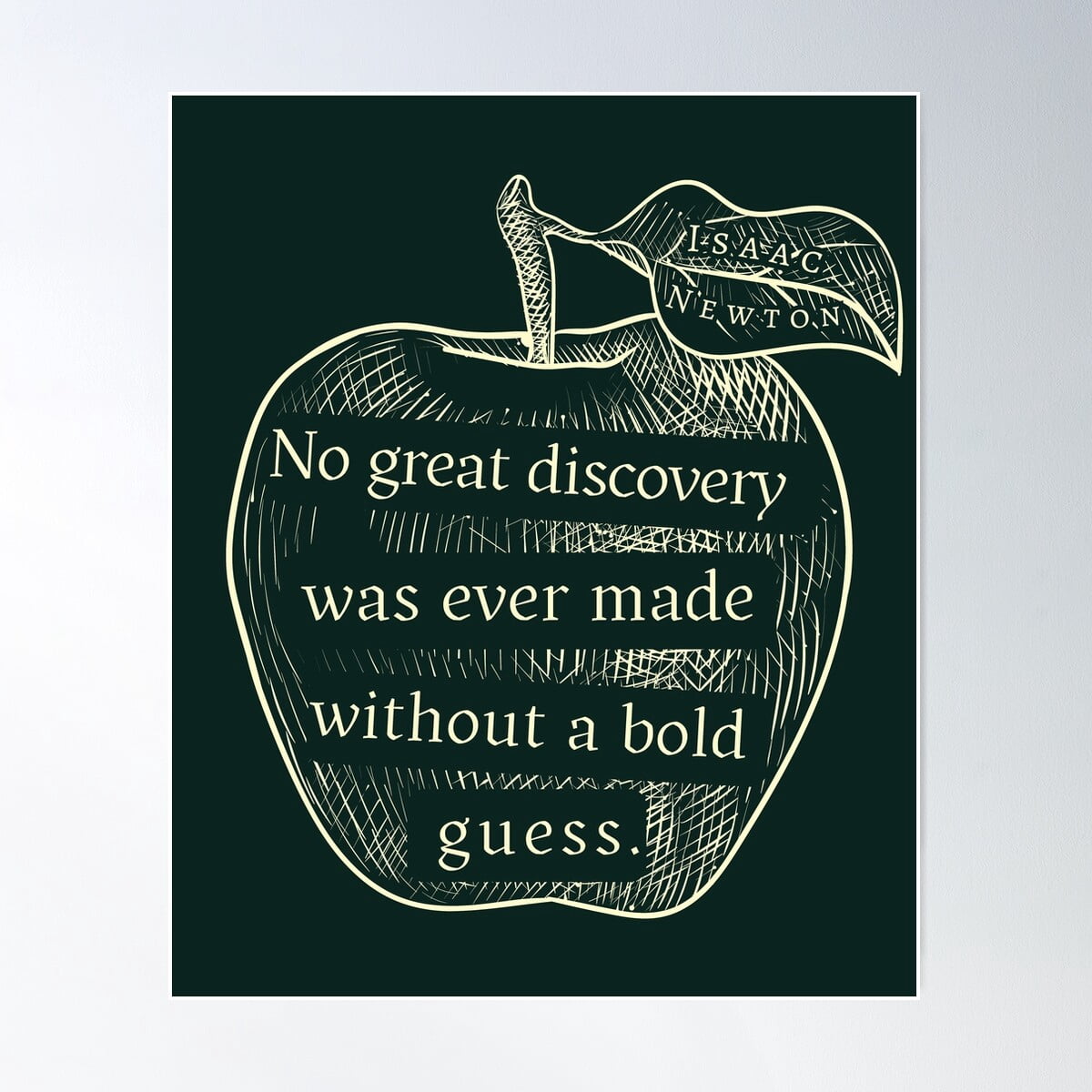 Isaac Newton Quote: No Great Discovery Was Ever Made Without A Bold ...
