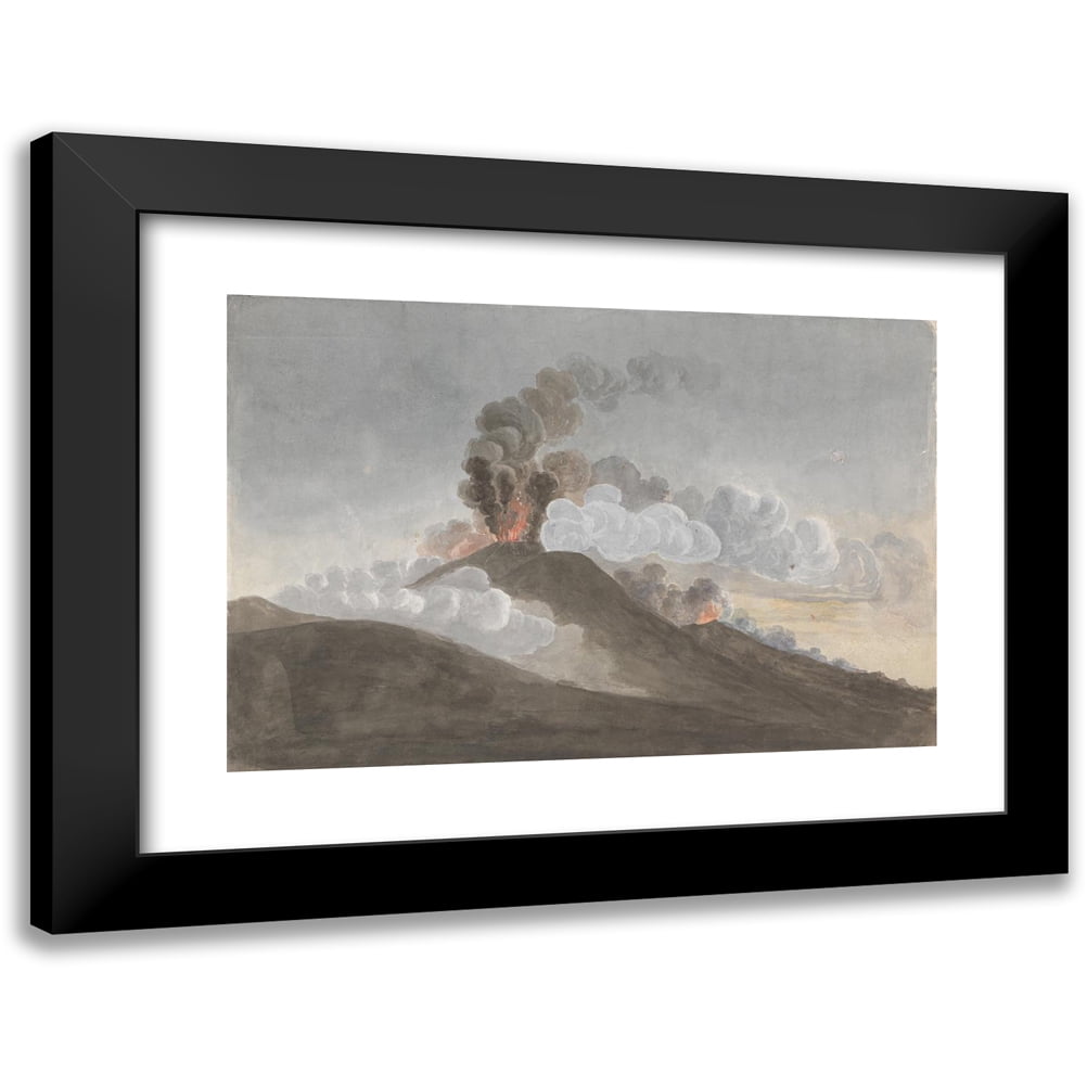 Isaac Weld 18x13 Black Modern Framed Museum Art Print Titled - Vesuvius ...
