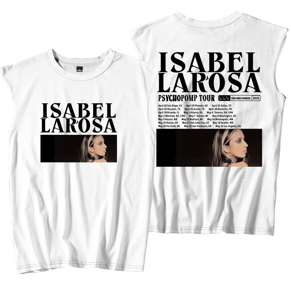 Isabel LaRosa Psychopomp Tour 2025 Merch Tank Tops Sleeveless Sport ...