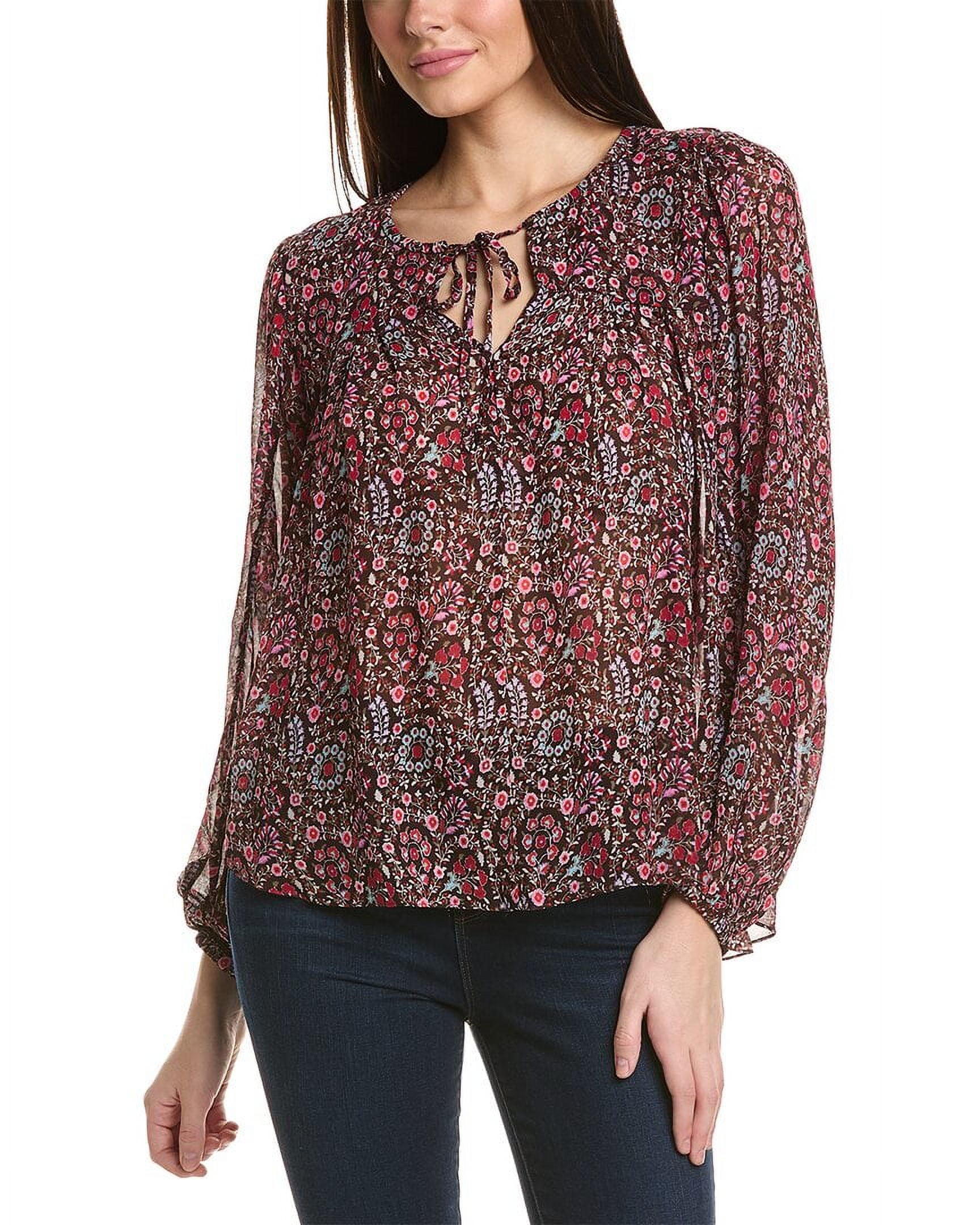 Isabel Marant womens Etoile Daytonea Blouse, 40, Brown - Walmart.com