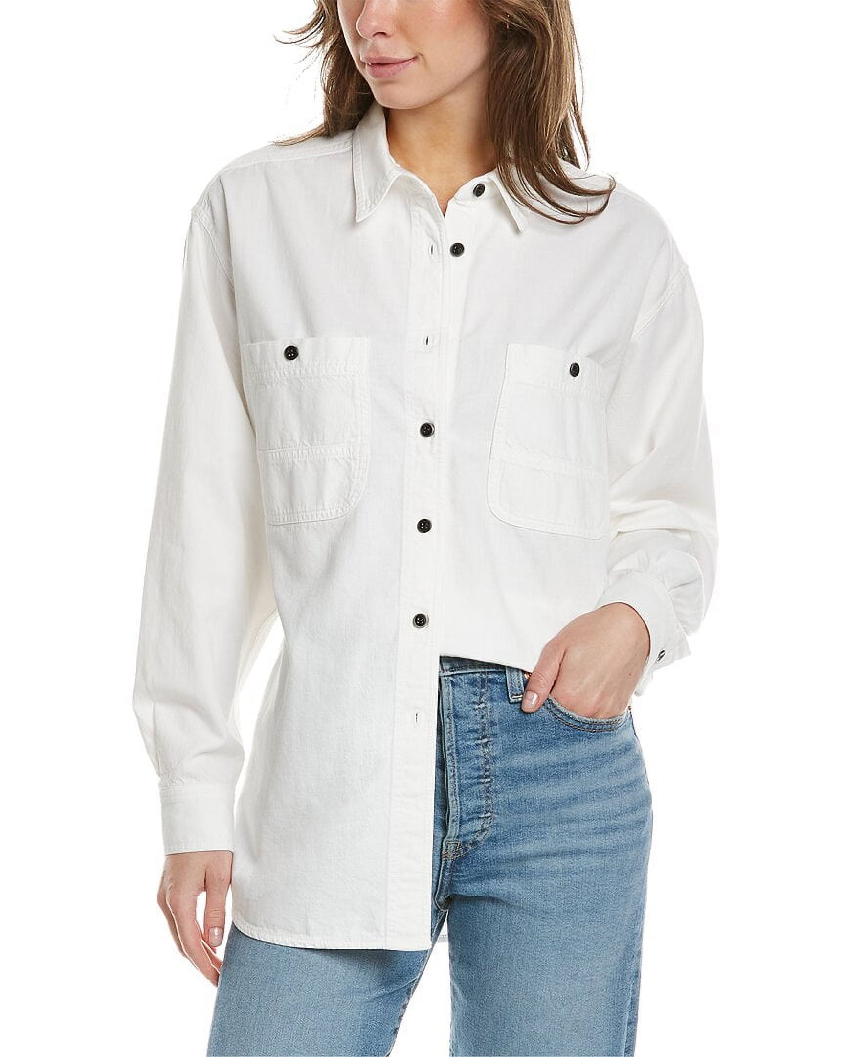 Isabel Marant womens Étoile Verane Shirt, 36, White - Walmart.com