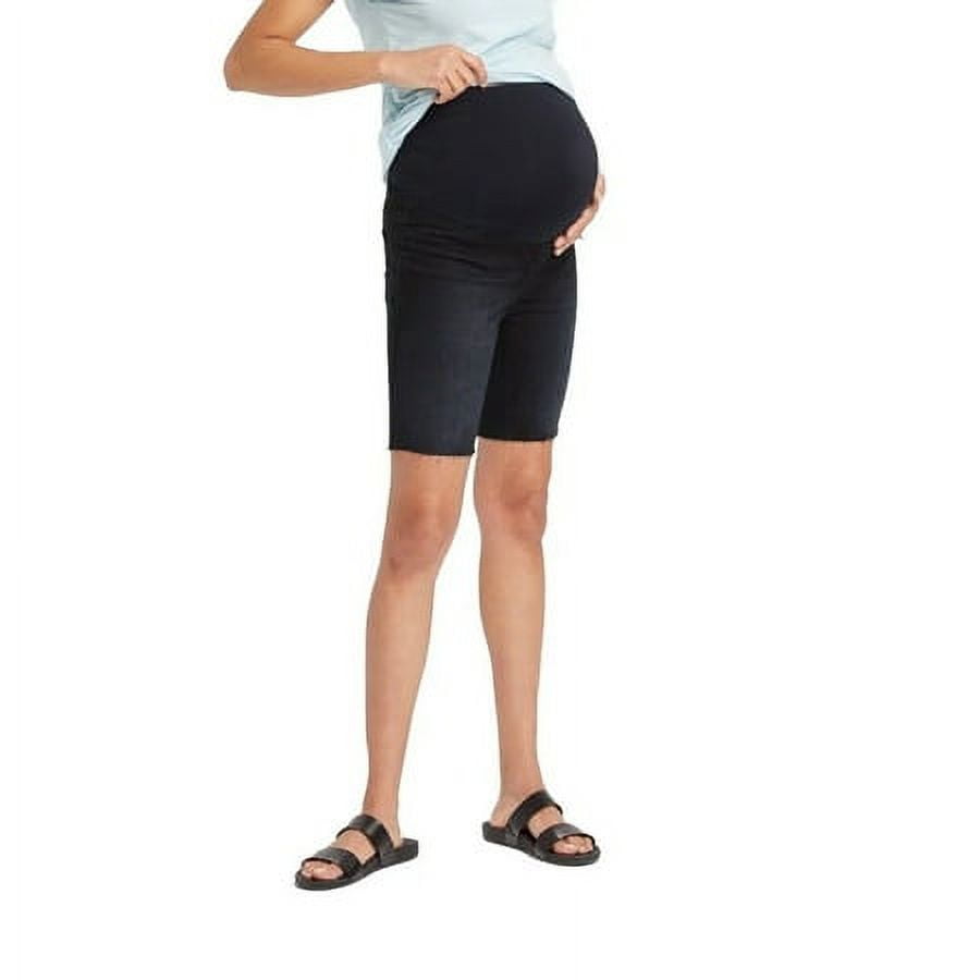 Isabel Maternity by Ingrid/Isabel Over Belly Bermuda Maternity Jean ...