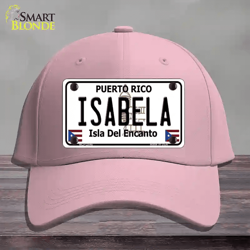 Isabela Puerto Rico Novelty License Plate Hat Cotton Pink - Walmart.com