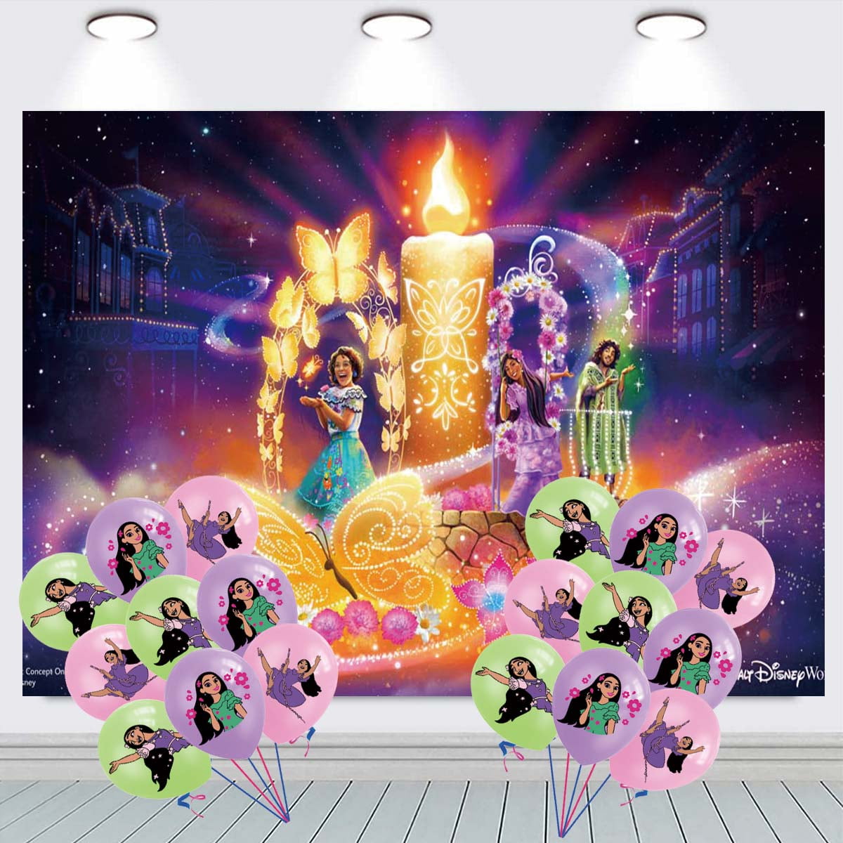 Isabella Backdrop Balloons Banner Party Decorations Taspestry Wall ...