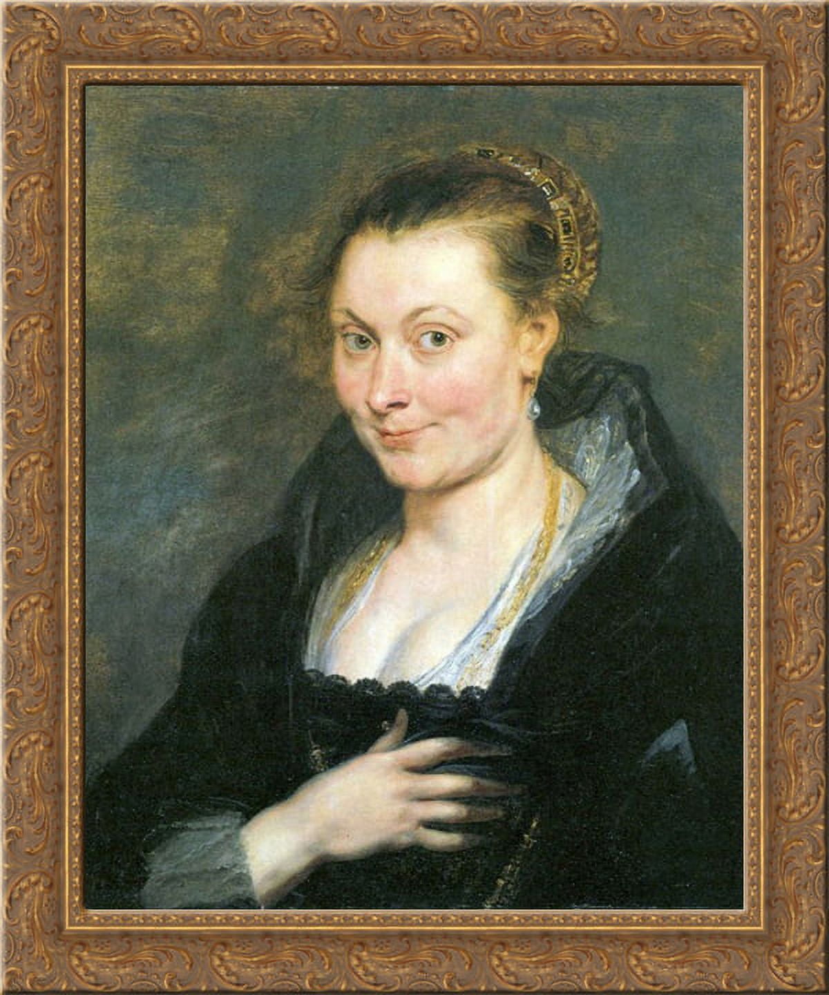 Isabella Brant 24x20 Gold Ornate Wood Framed Canvas Art by Peter Paul ...