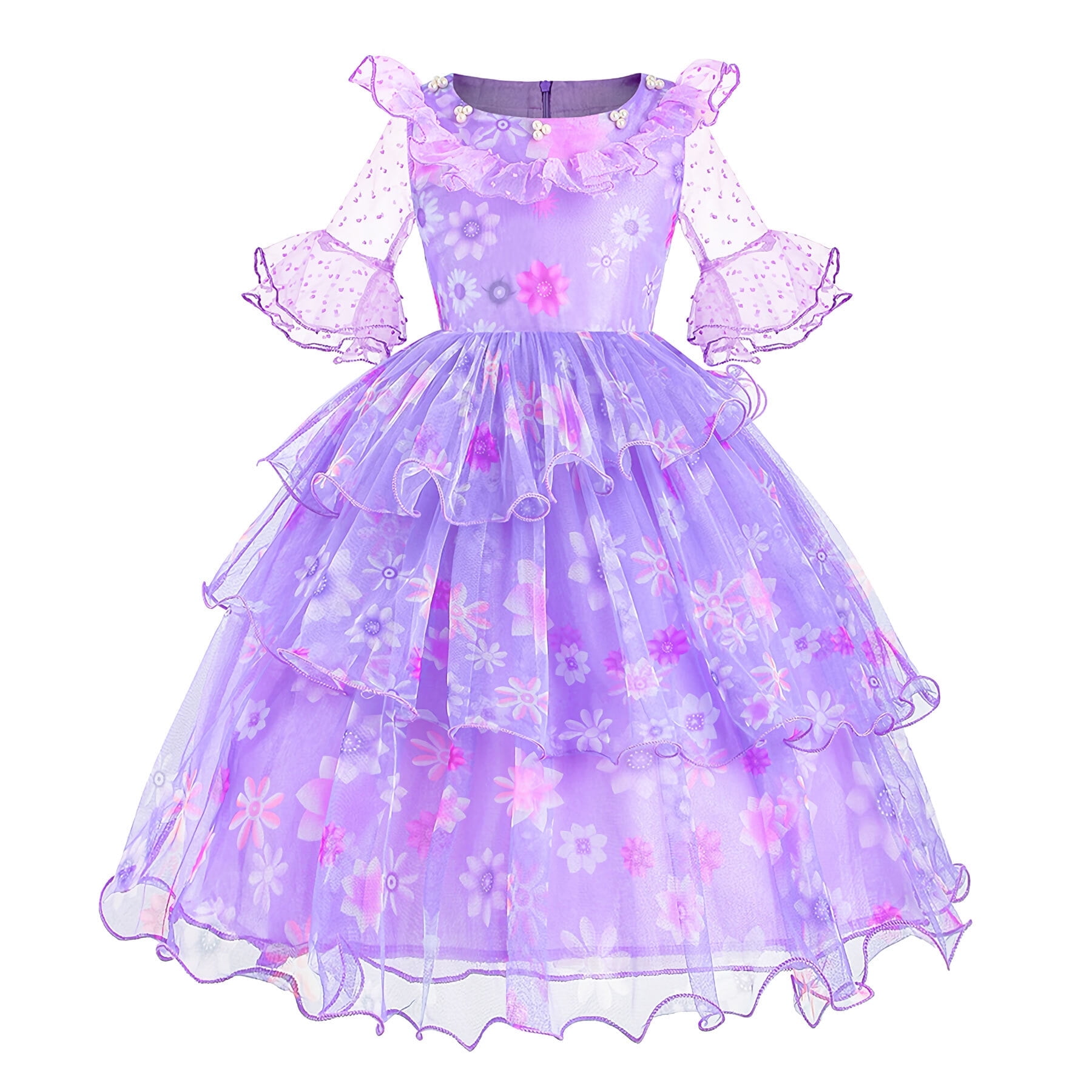 Isabella Costume Flower Dress For Girls Halloween Birthday Party ...