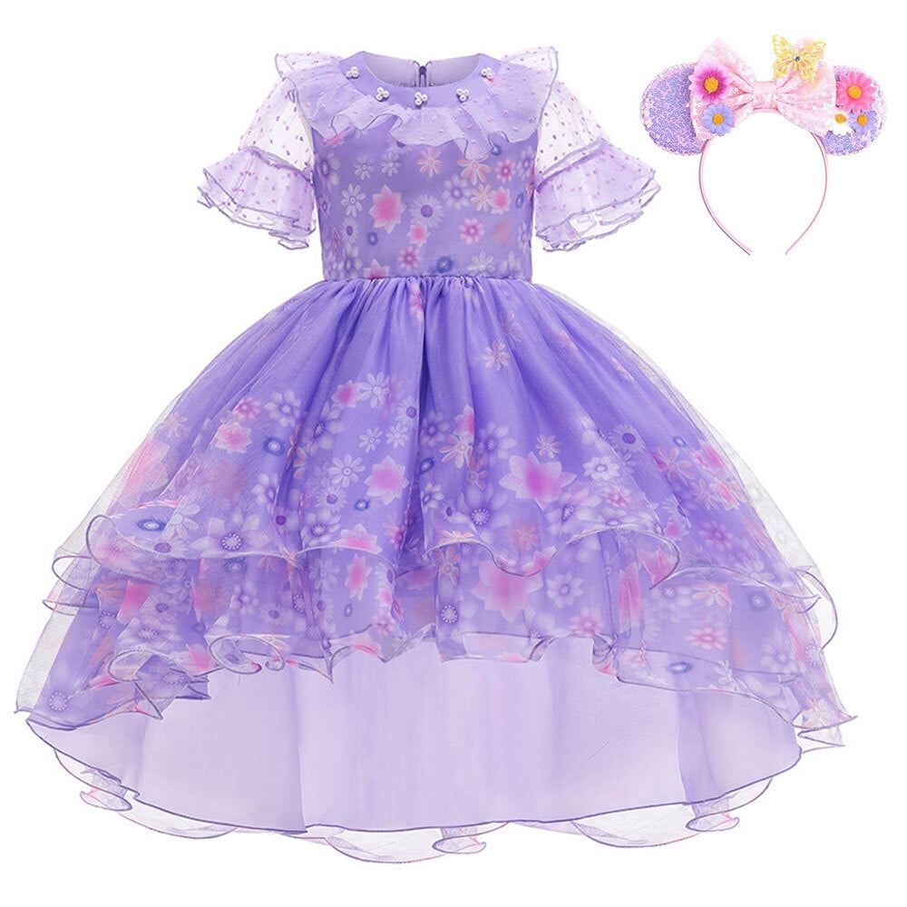 Isabella Costume Flower Dress For Girls Halloween Birthday Party ...