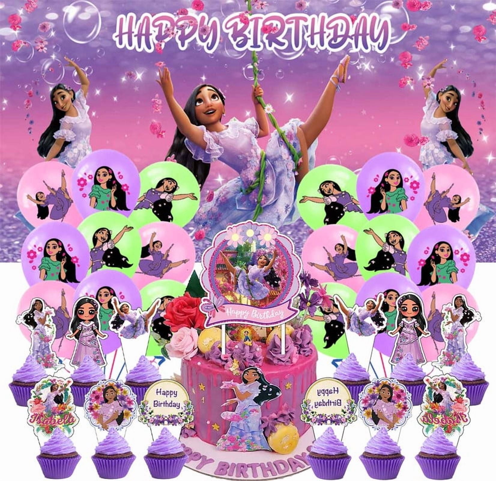 Isabella Encanto Encanto Birthday Party Decorations Supplies Set Latex ...