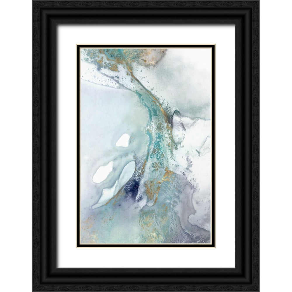 Isabelle Z 11x14 Black Ornate Wood Framed with Double Matting Museum Art Print Titled - Blotting ...