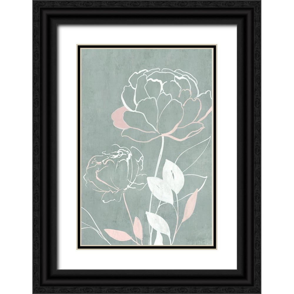 Isabelle Z 11x14 Black Ornate Wood Framed with Double Matting Museum Art Print Titled - Roseland ...