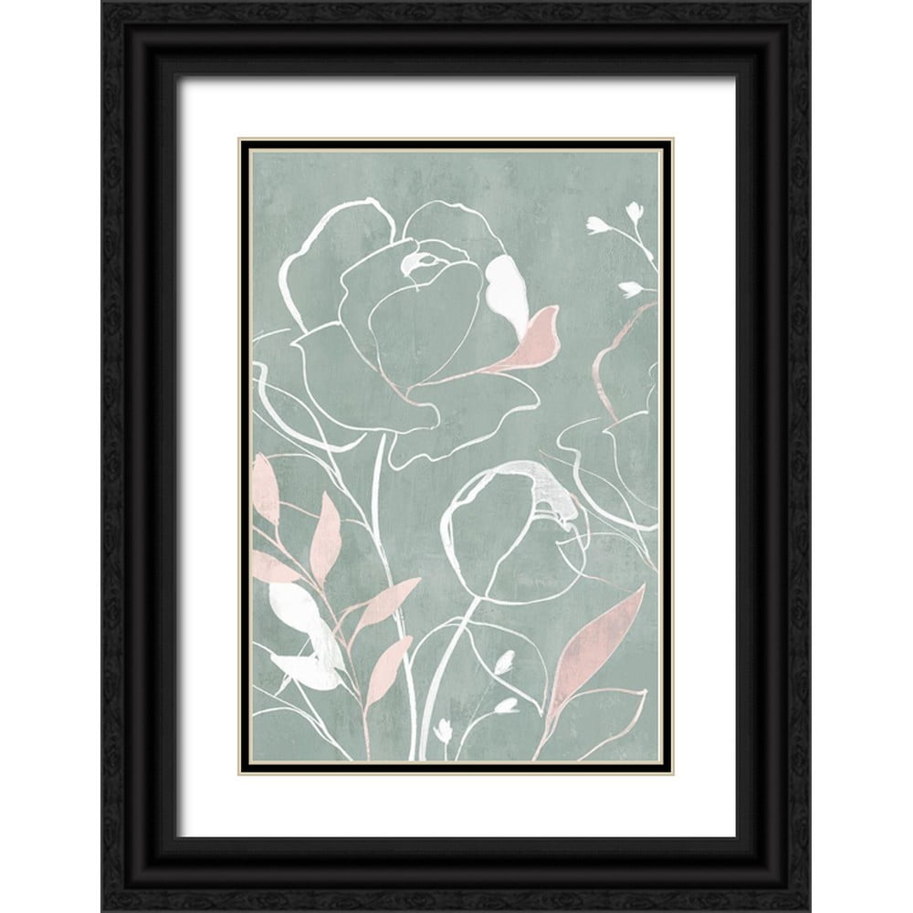 Isabelle Z 11x14 Black Ornate Wood Framed with Double Matting Museum Art Print Titled - Roseland ...