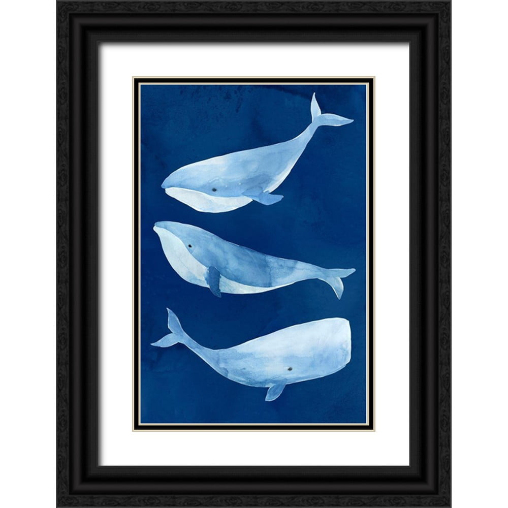 Isabelle Z 11x14 Black Ornate Wood Framed with Double Matting Museum Art Print Titled - Silent ...