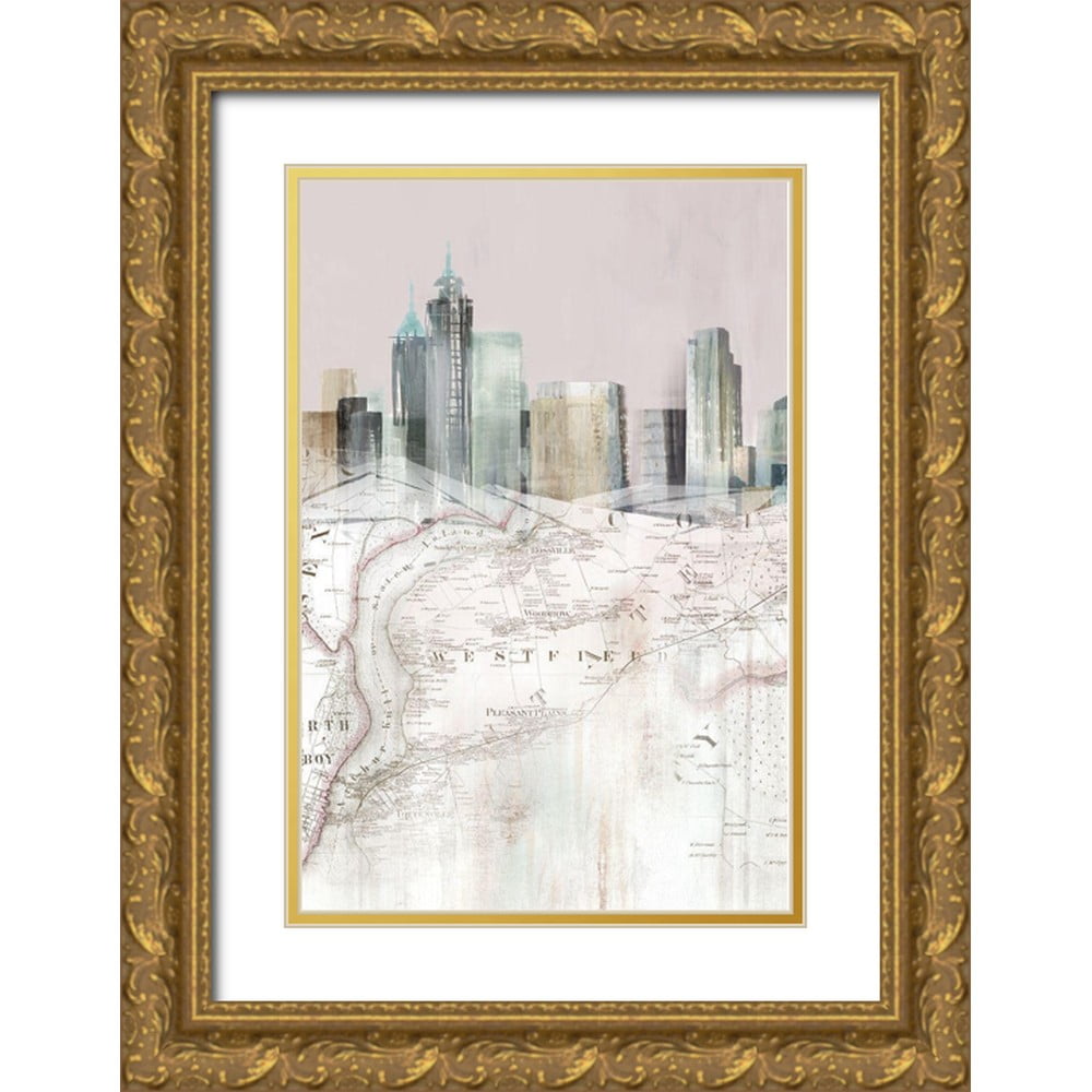 Isabelle Z 11x14 Gold Ornate Wood Framed with Double Matting Museum Art Print Titled - Blushing ...