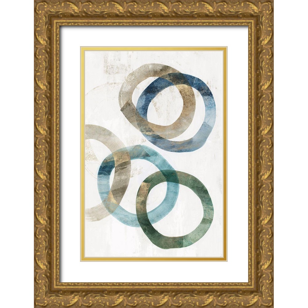 Isabelle Z 11x14 Gold Ornate Wood Framed with Double Matting Museum Art Print Titled - Trilogy ...