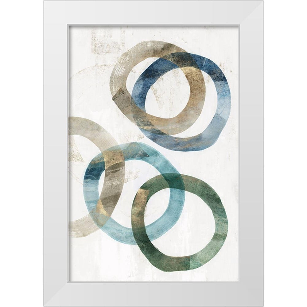 Isabelle Z 11x14 White Modern Wood Framed Museum Art Print Titled ...