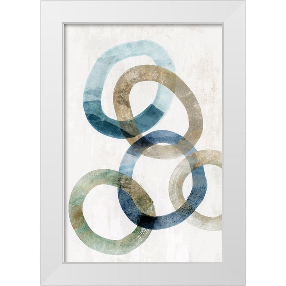 Isabelle Z 11x14 White Modern Wood Framed Museum Art Print Titled ...