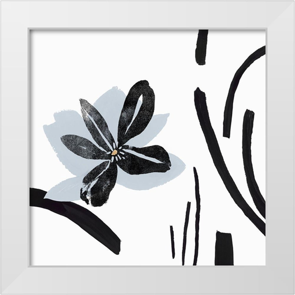 Isabelle Z 12x12 White Modern Wood Framed Museum Art Print Titled ...