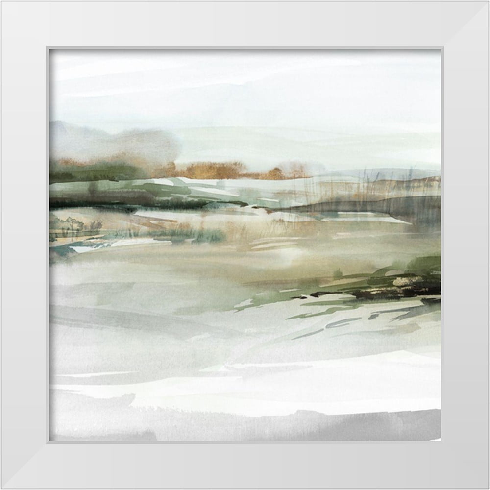 Isabelle Z 12x12 White Modern Wood Framed Museum Art Print Titled ...