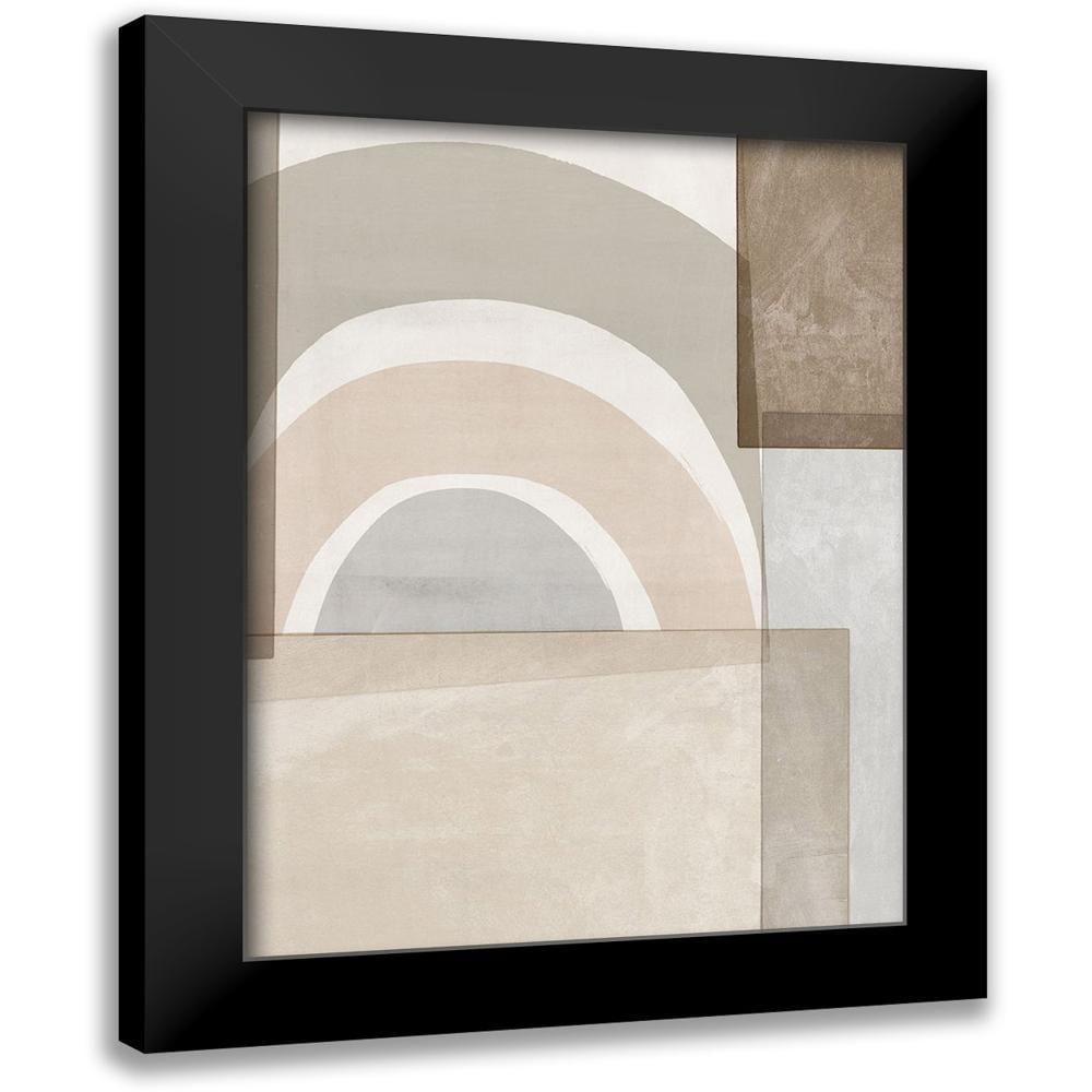 Isabelle Z 12x14 Black Modern Framed Museum Art Print Titled - Beige ...