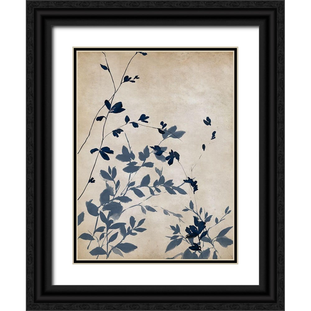 Isabelle Z 12x14 Black Ornate Wood Framed with Double Matting Museum ...