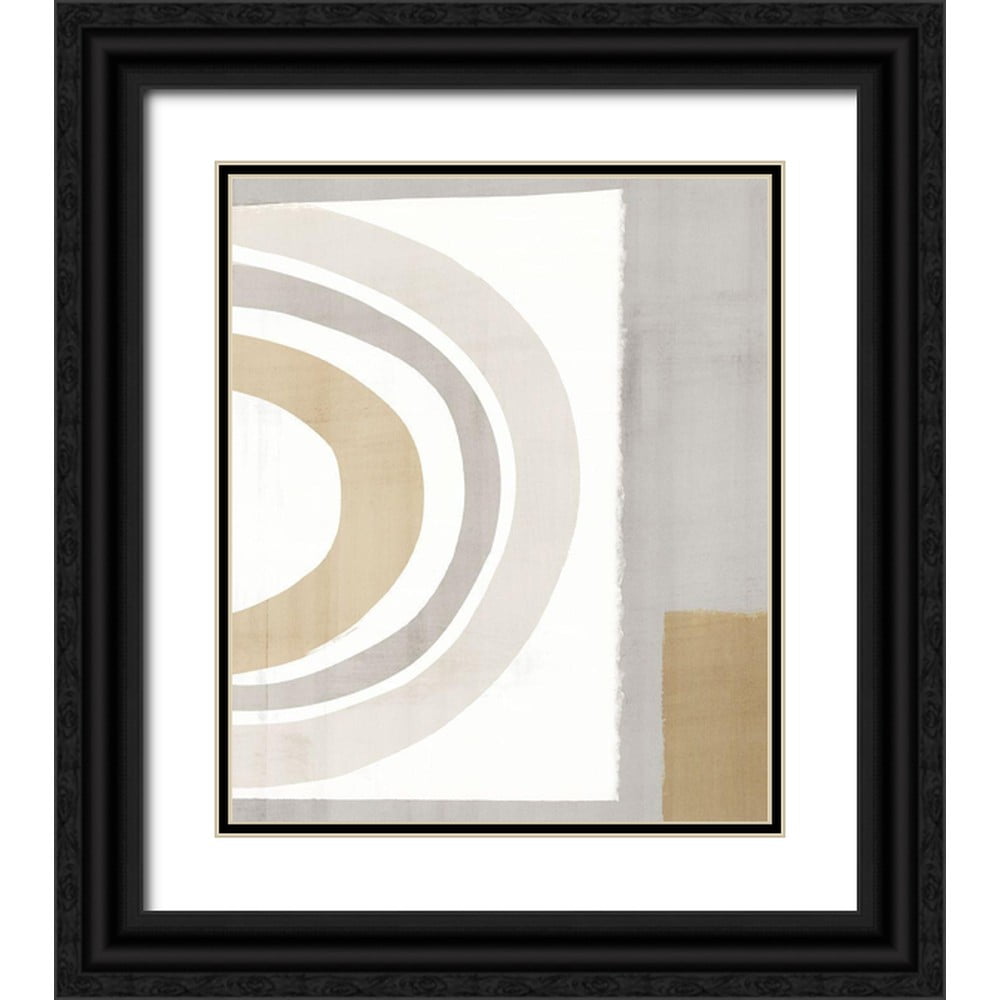 Isabelle Z 12x14 Black Ornate Wood Framed with Double Matting Museum ...