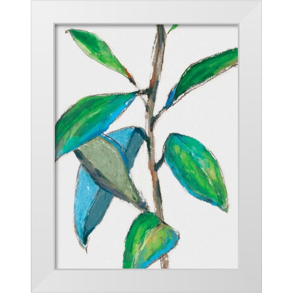 Isabelle Z 12x14 White Modern Wood Framed Museum Art Print Titled ...