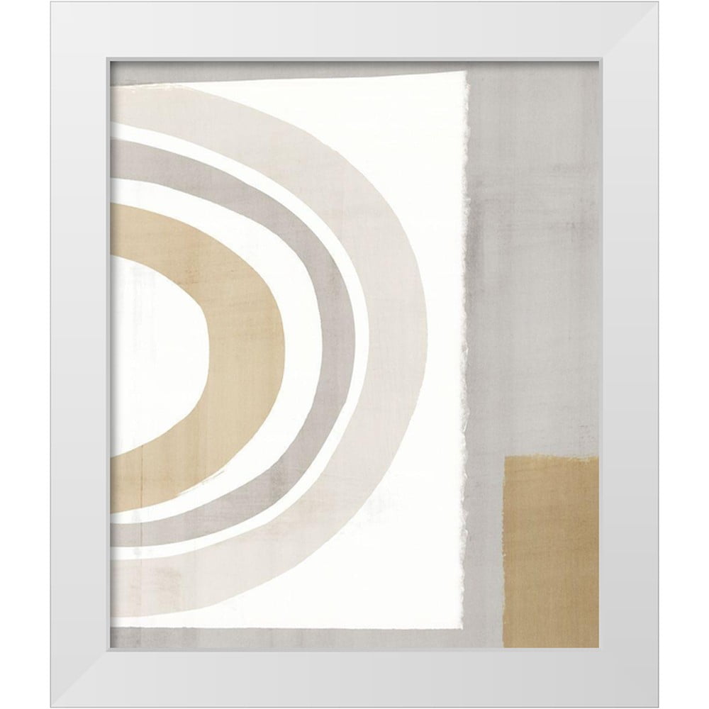 Isabelle Z 12x14 White Modern Wood Framed Museum Art Print Titled ...