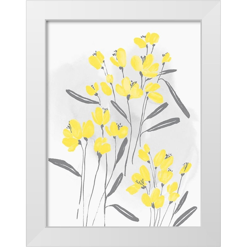 Isabelle Z 12x14 White Modern Wood Framed Museum Art Print Titled ...