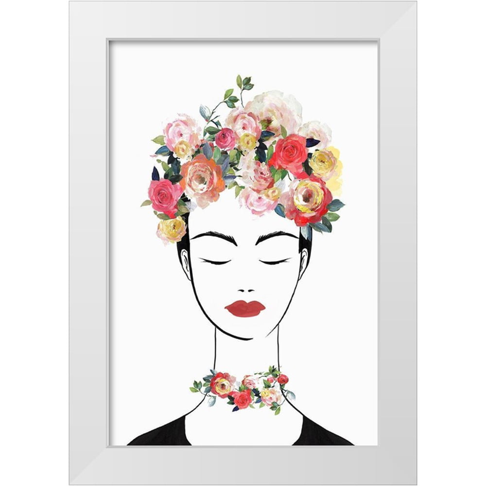 Isabelle Z 13x18 White Modern Wood Framed Museum Art Print Titled ...