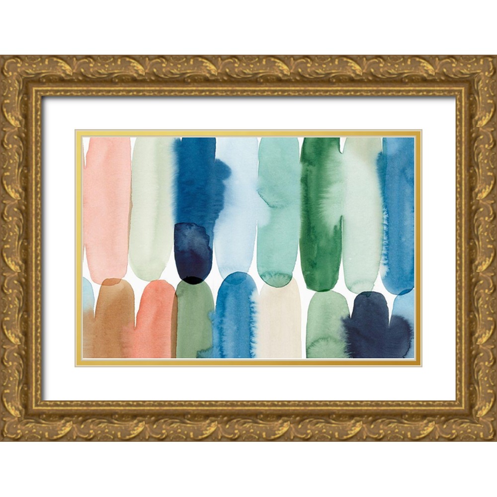 Isabelle Z 14x11 Gold Ornate Wood Framed with Double Matting Museum Art Print Titled - Rounded ...