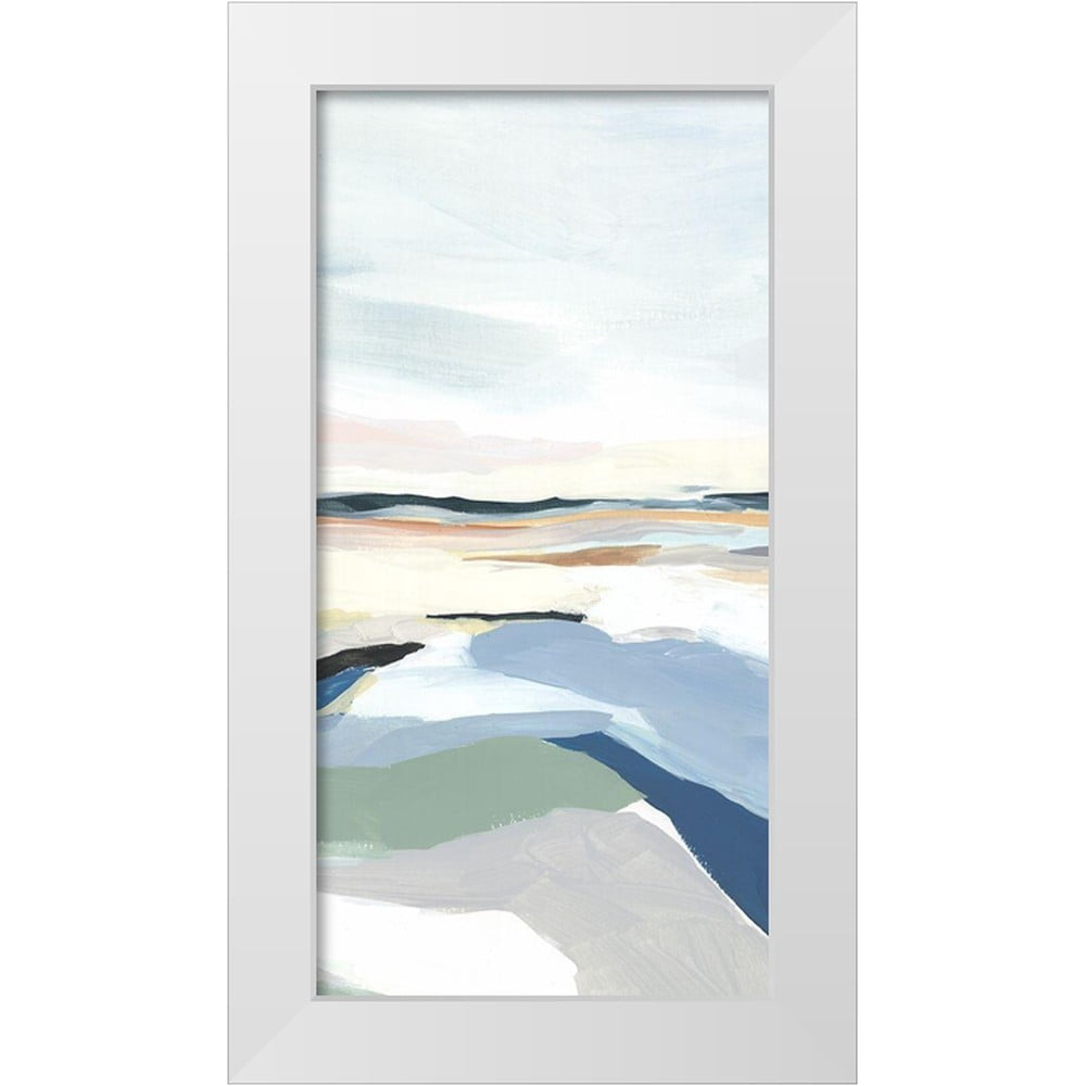 Isabelle Z 14x24 White Modern Wood Framed Museum Art Print Titled ...