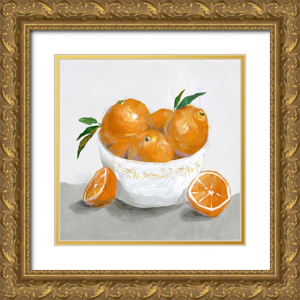 Isabelle Z 15x15 Gold Ornate Wood Framed with Double Matting Museum Art ...