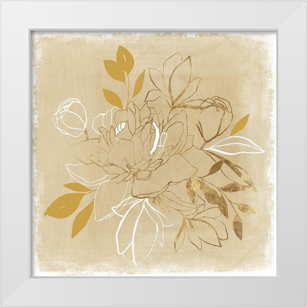 Isabelle Z 15x15 White Modern Wood Framed Museum Art Print Titled ...