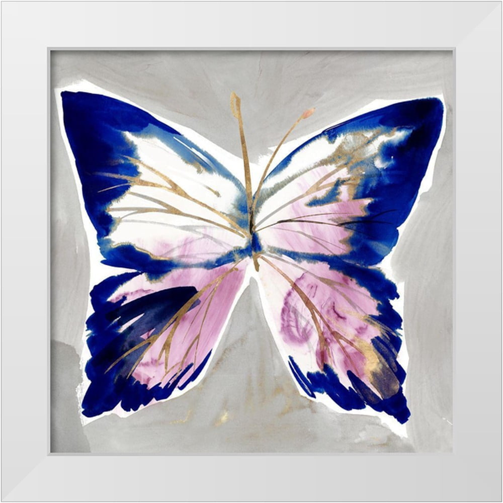 Isabelle Z 15x15 White Modern Wood Framed Museum Art Print Titled ...