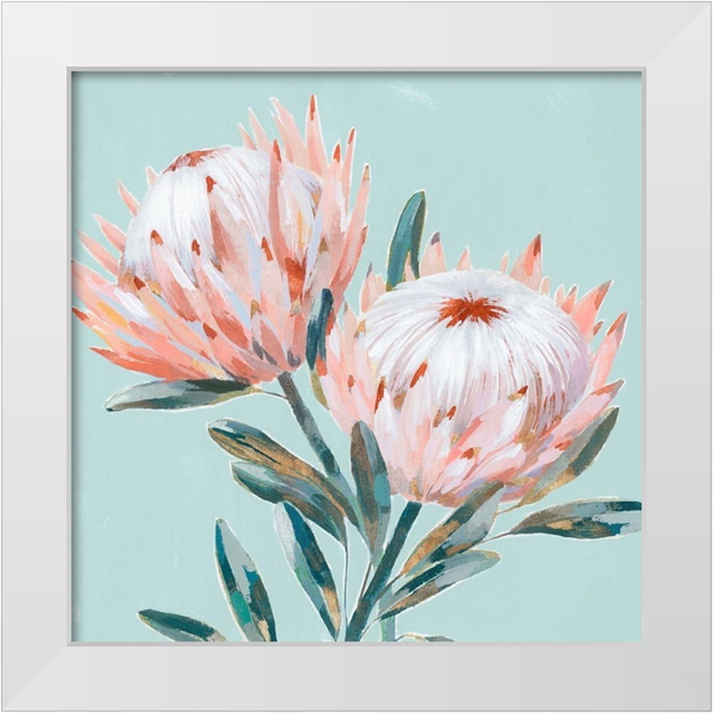 Isabelle Z 15x15 White Modern Wood Framed Museum Art Print Titled ...