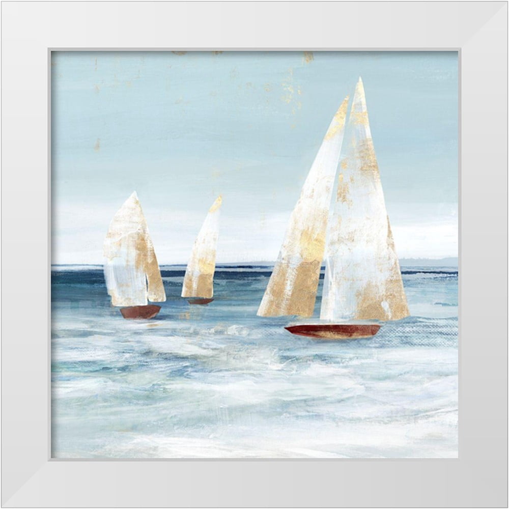 Isabelle Z 15x15 White Modern Wood Framed Museum Art Print Titled ...