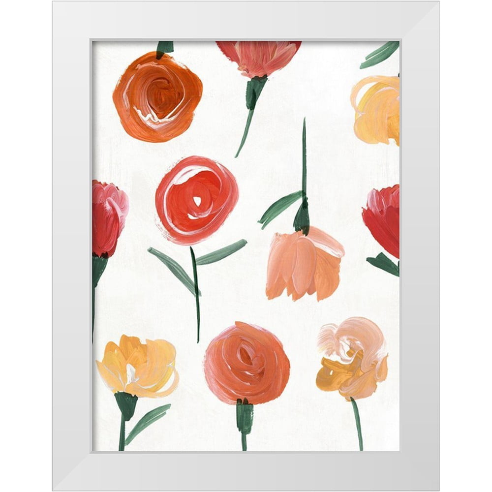 Isabelle Z 15x18 White Modern Wood Framed Museum Art Print Titled ...