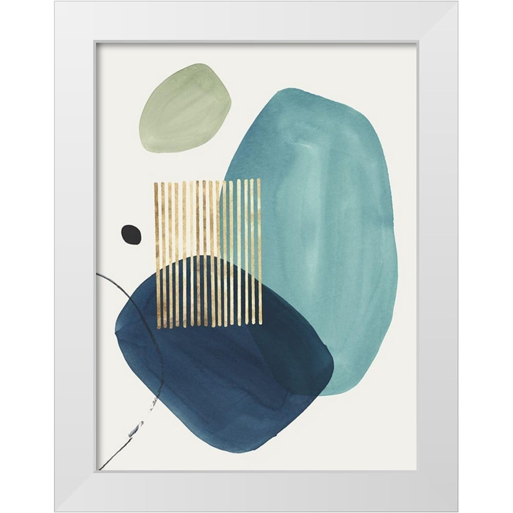 Isabelle Z 15x18 White Modern Wood Framed Museum Art Print Titled ...