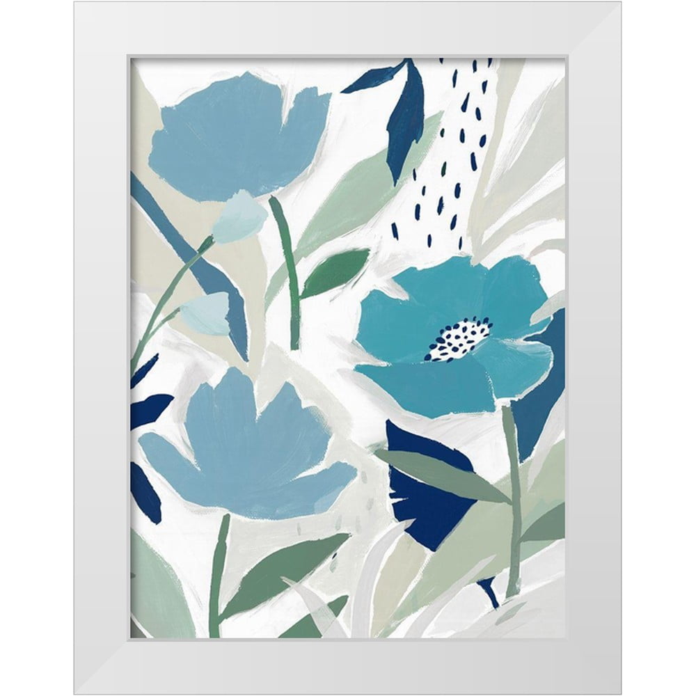 Isabelle Z 15x18 White Modern Wood Framed Museum Art Print Titled ...