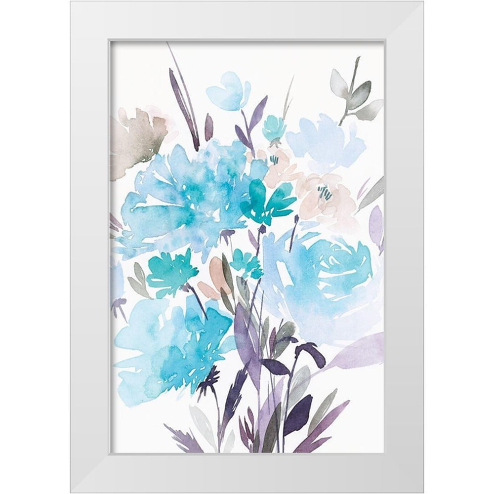 Isabelle Z 17x24 White Modern Wood Framed Museum Art Print Titled ...